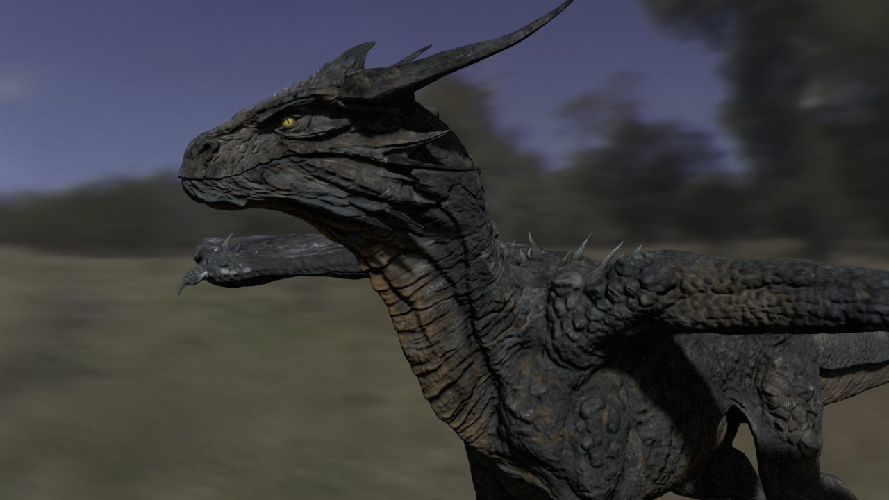 ArtStation - Stone Dragon Maya Rig | Game Assets