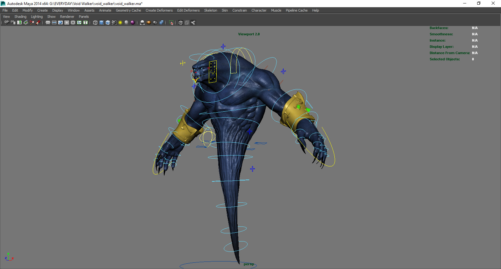 ArtStation - Void Walker Maya Rig | Resources