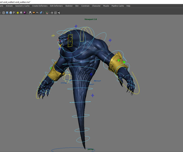 ArtStation - Void Walker Maya Rig | Resources