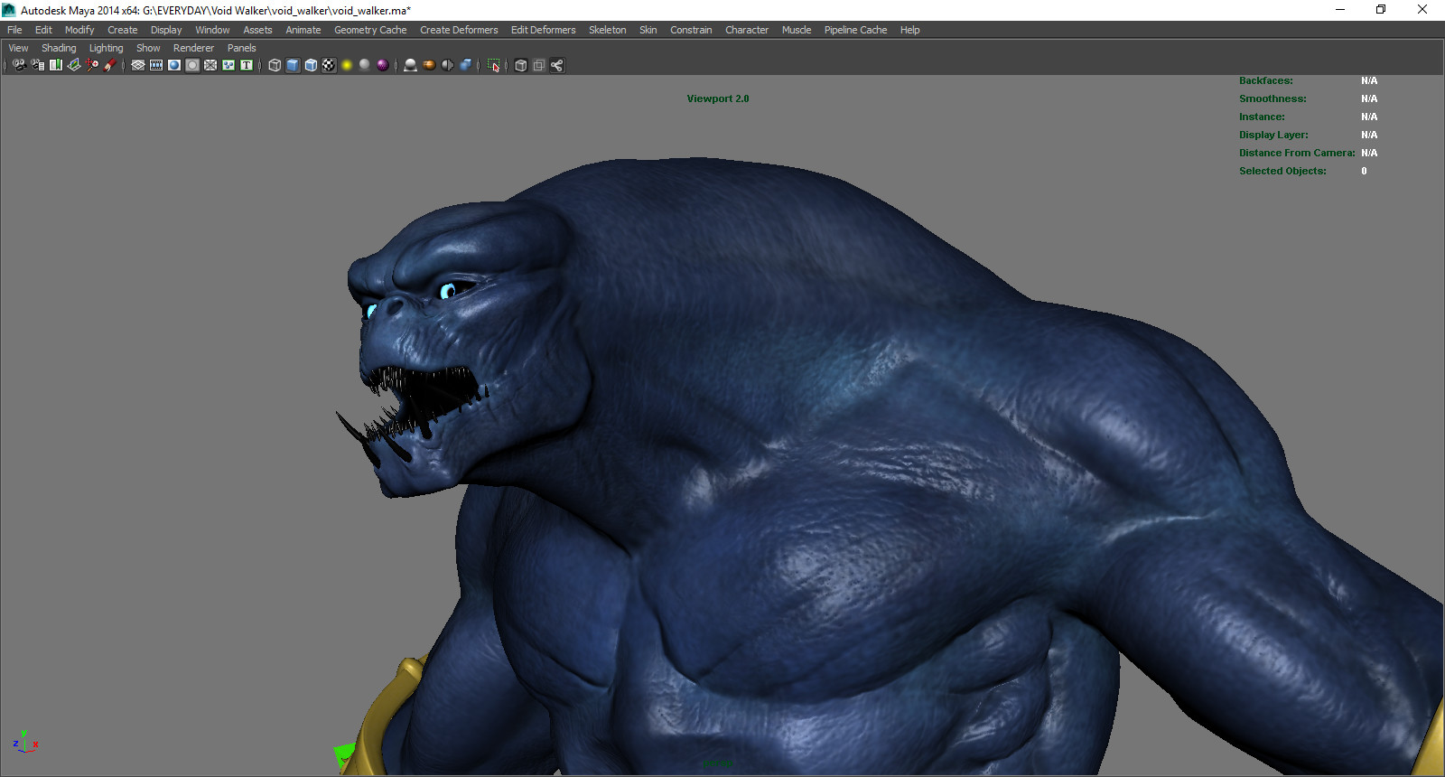 ArtStation - Void Walker Maya Rig | Resources