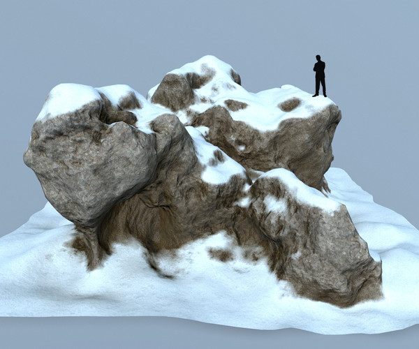 ArtStation - snow rock | Resources