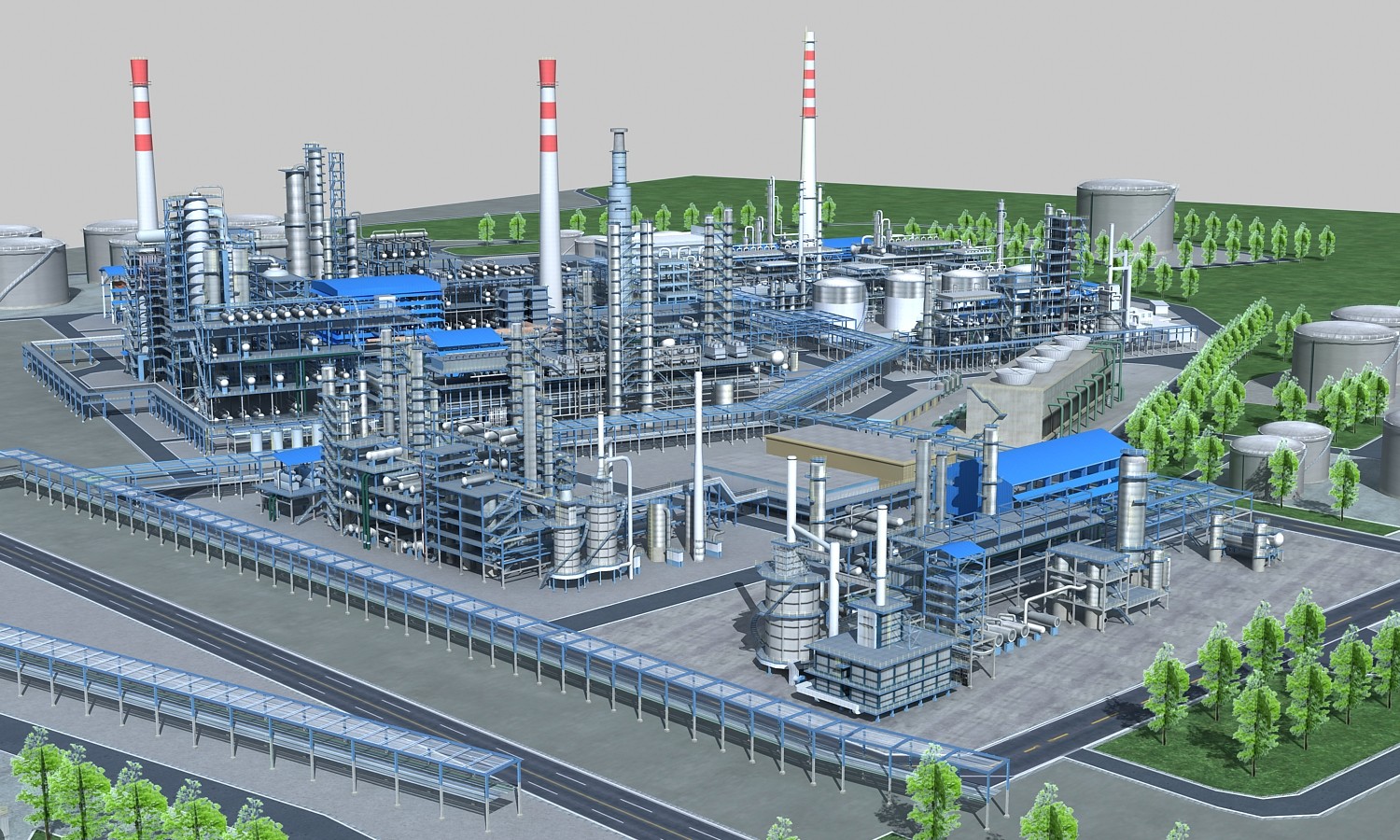 ArtStation - Complete Refinery Scene | Resources