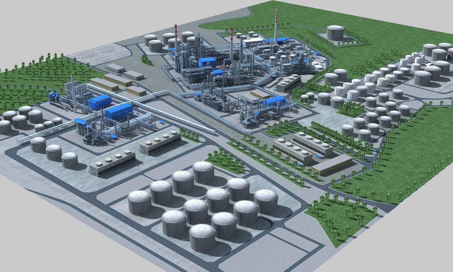 ArtStation - Complete Refinery Scene | Resources