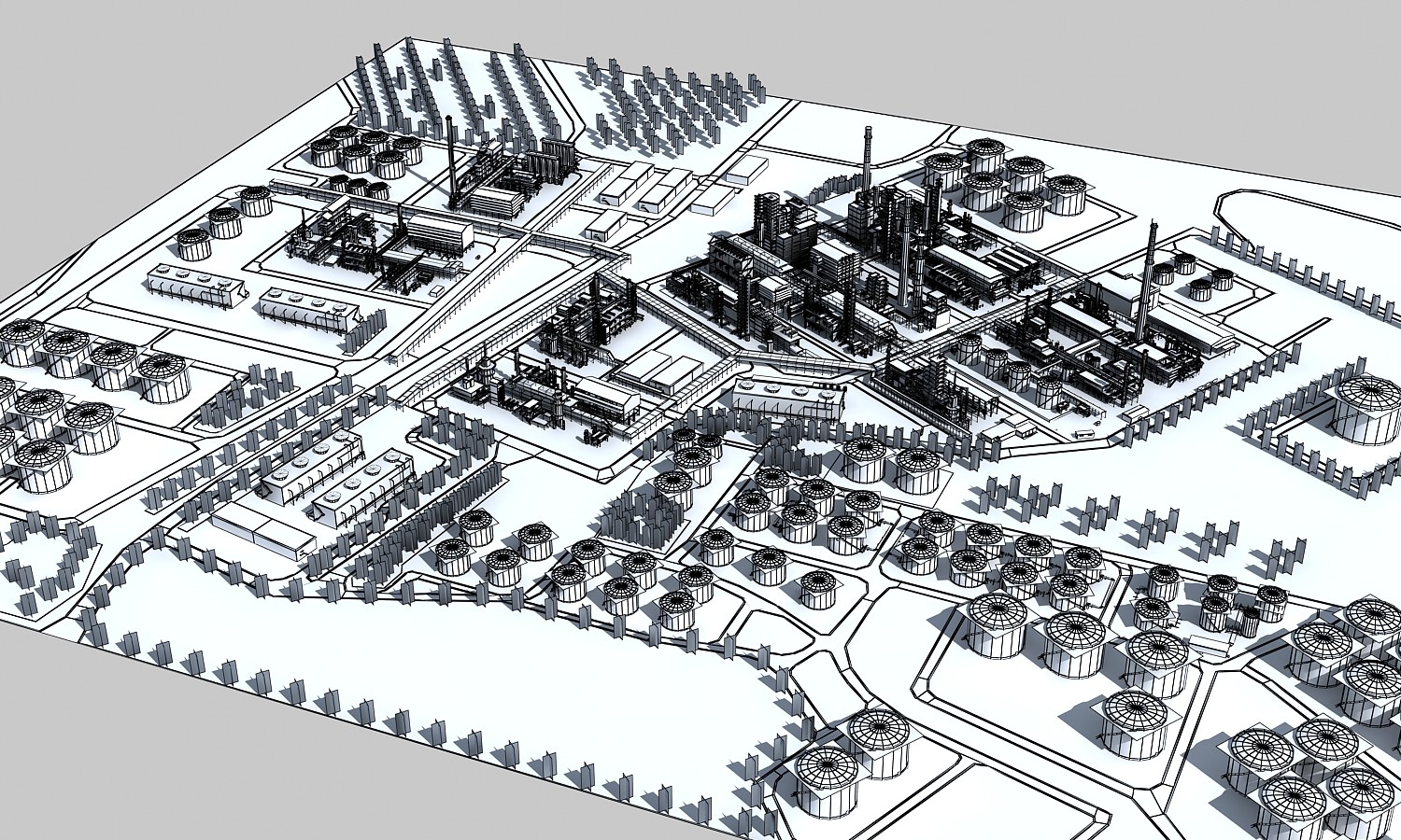 ArtStation - Complete Refinery Scene | Resources
