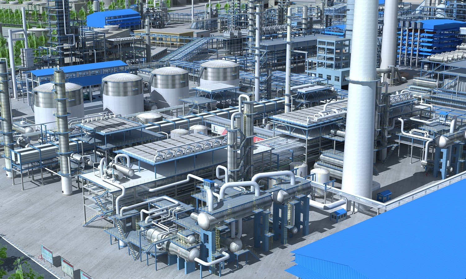 ArtStation - Complete Refinery Scene | Resources