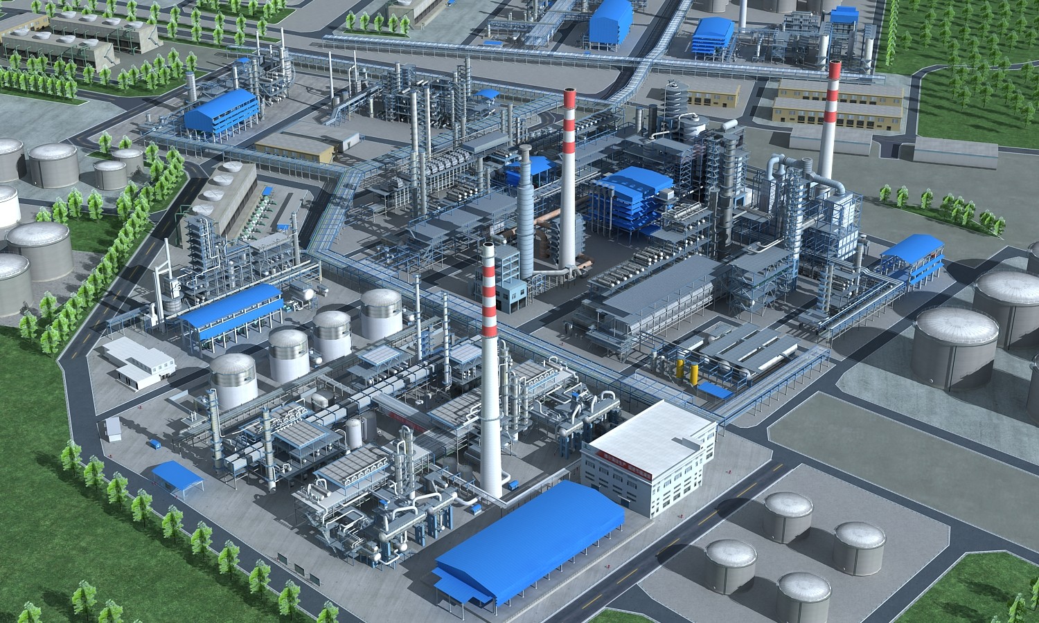 ArtStation - Complete Refinery Scene | Resources