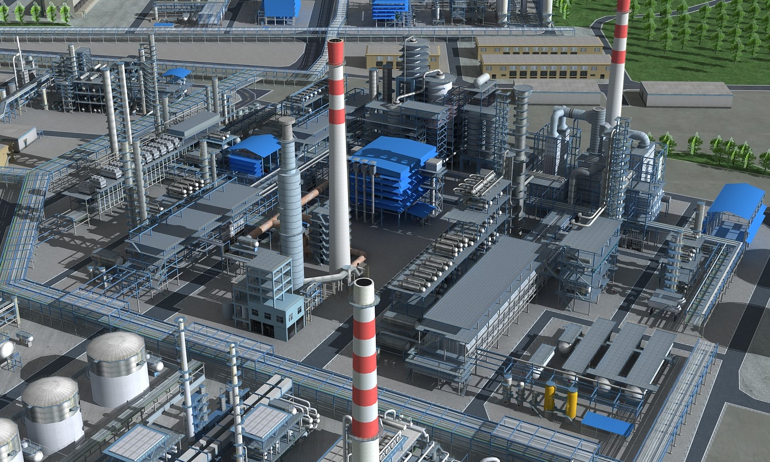 ArtStation - Complete Refinery Scene | Resources