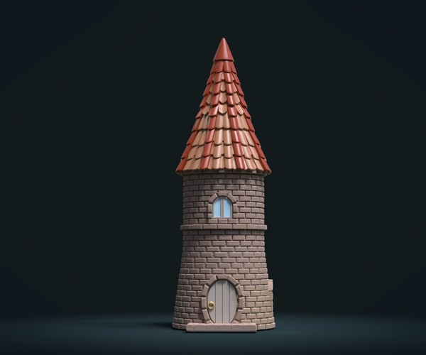 ArtStation - Fantasy Tower House | Resources