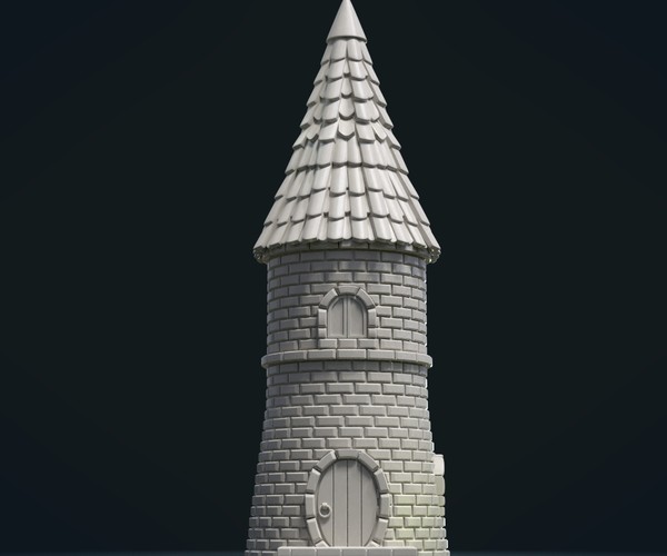 ArtStation - Fantasy Tower House | Resources