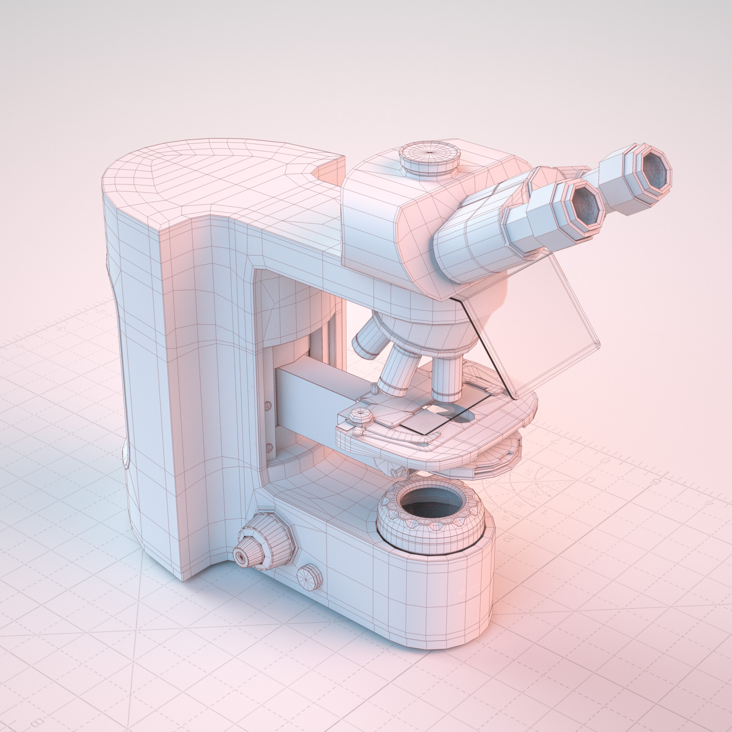 ArtStation - PBR Microscope 3D model | Resources