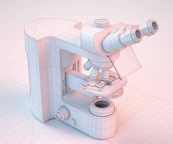 ArtStation - PBR Microscope 3D model | Resources