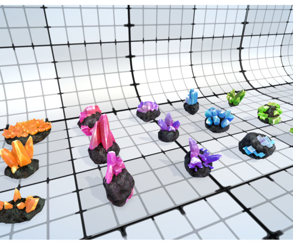 ArtStation - Best Crystals - 75 Crystal Gems | Game Assets