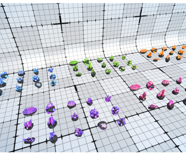 ArtStation - Best Crystals - 75 Crystal Gems | Game Assets