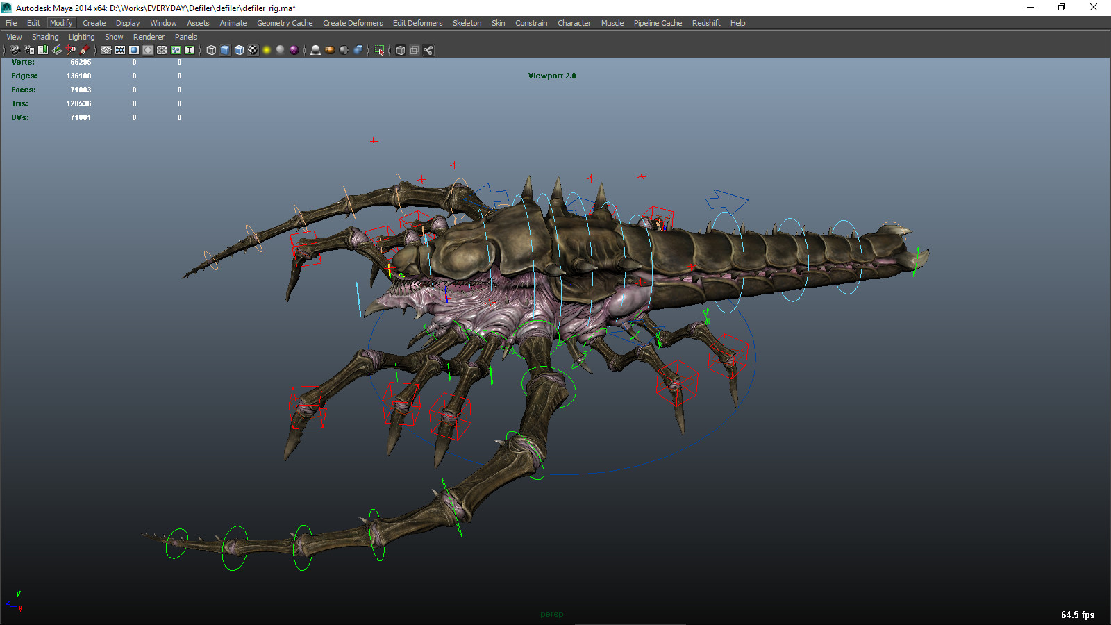 ArtStation - Defiler Maya Rig | Resources