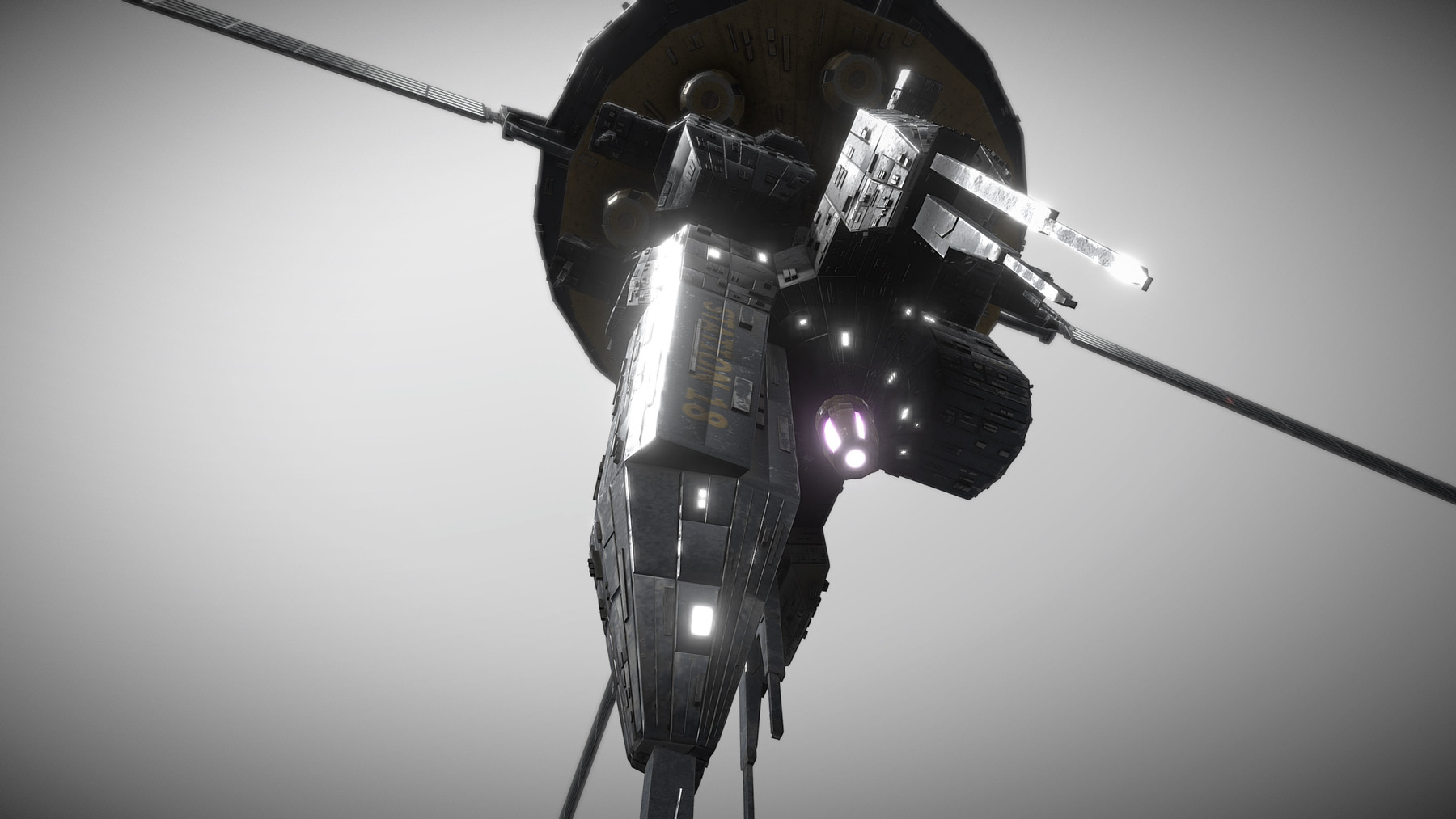 ArtStation - Space Force 1 Orital Space Station | Game Assets