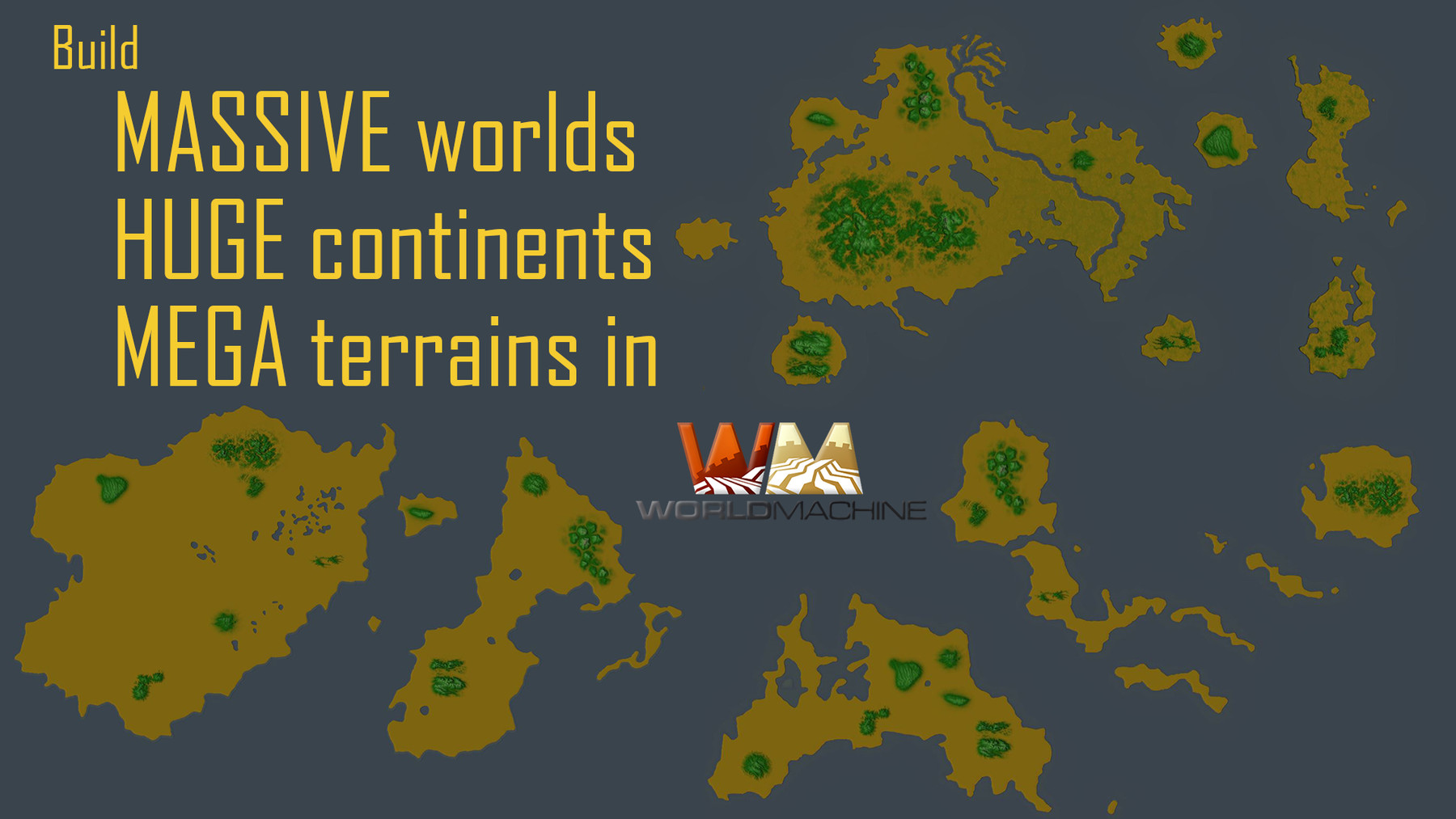 ArtStation - World Machine: Build MASSIVE worlds with HUGE continents ...