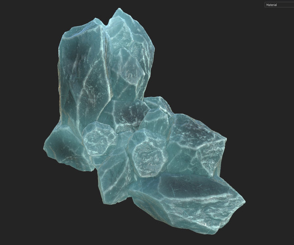 ArtStation - Low poly Realistic Ice Block Modular Pack | Game Assets