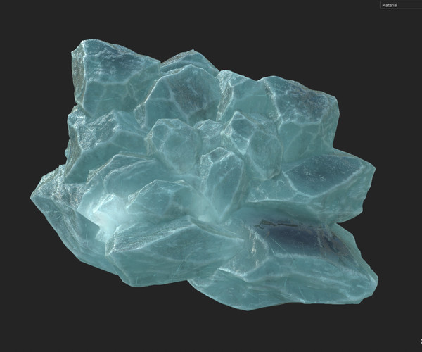 ArtStation - Low poly Realistic Ice Block Modular Pack | Game Assets