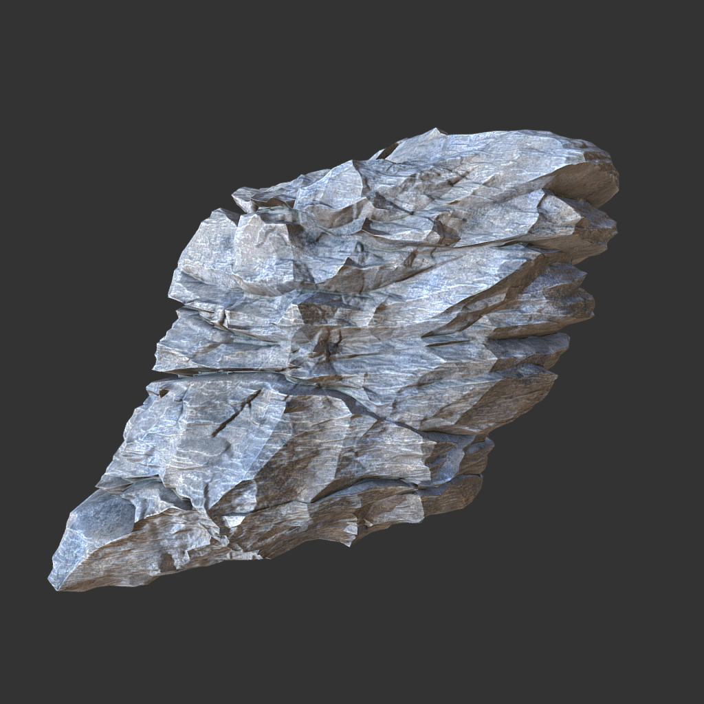 ArtStation - Low poly Realistic Rocky Sharp Cliff Modular Pack | Game ...