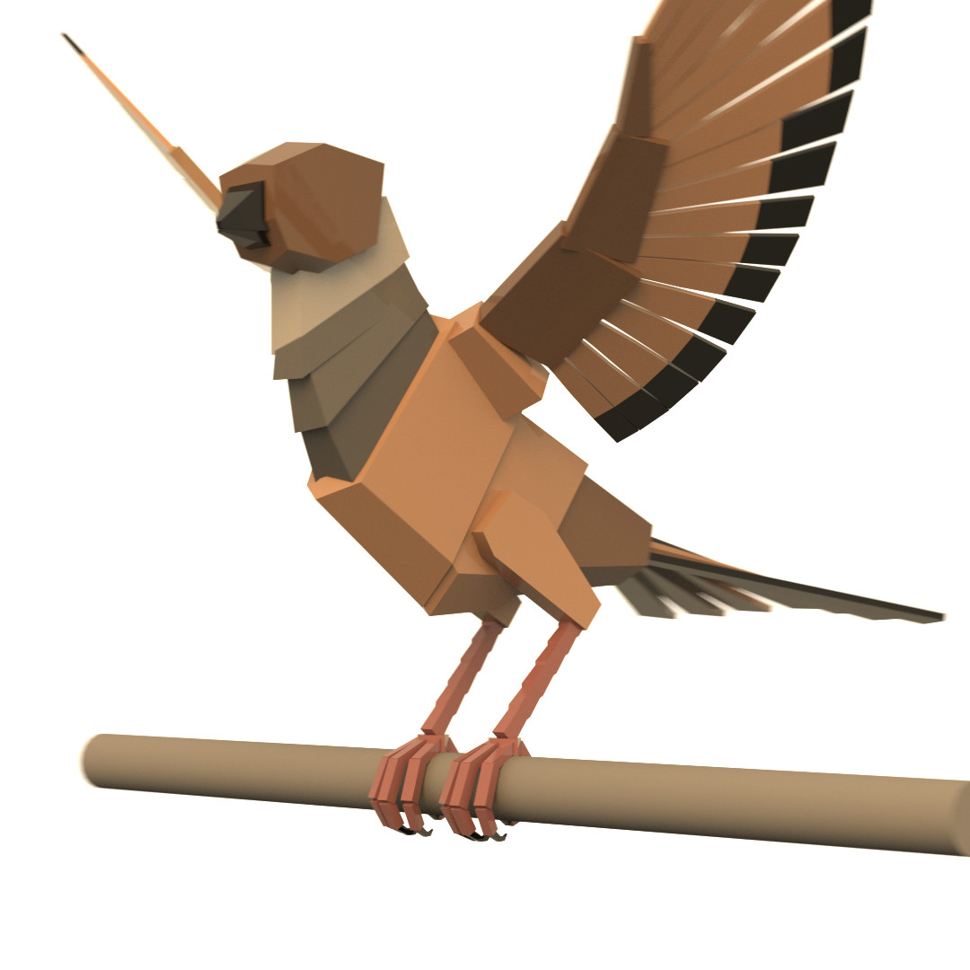 Truong CG Artist - Boxy Bird Maya Rig