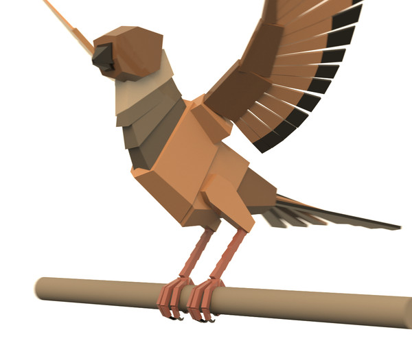 ArtStation - Boxy Bird Maya Rig | Resources
