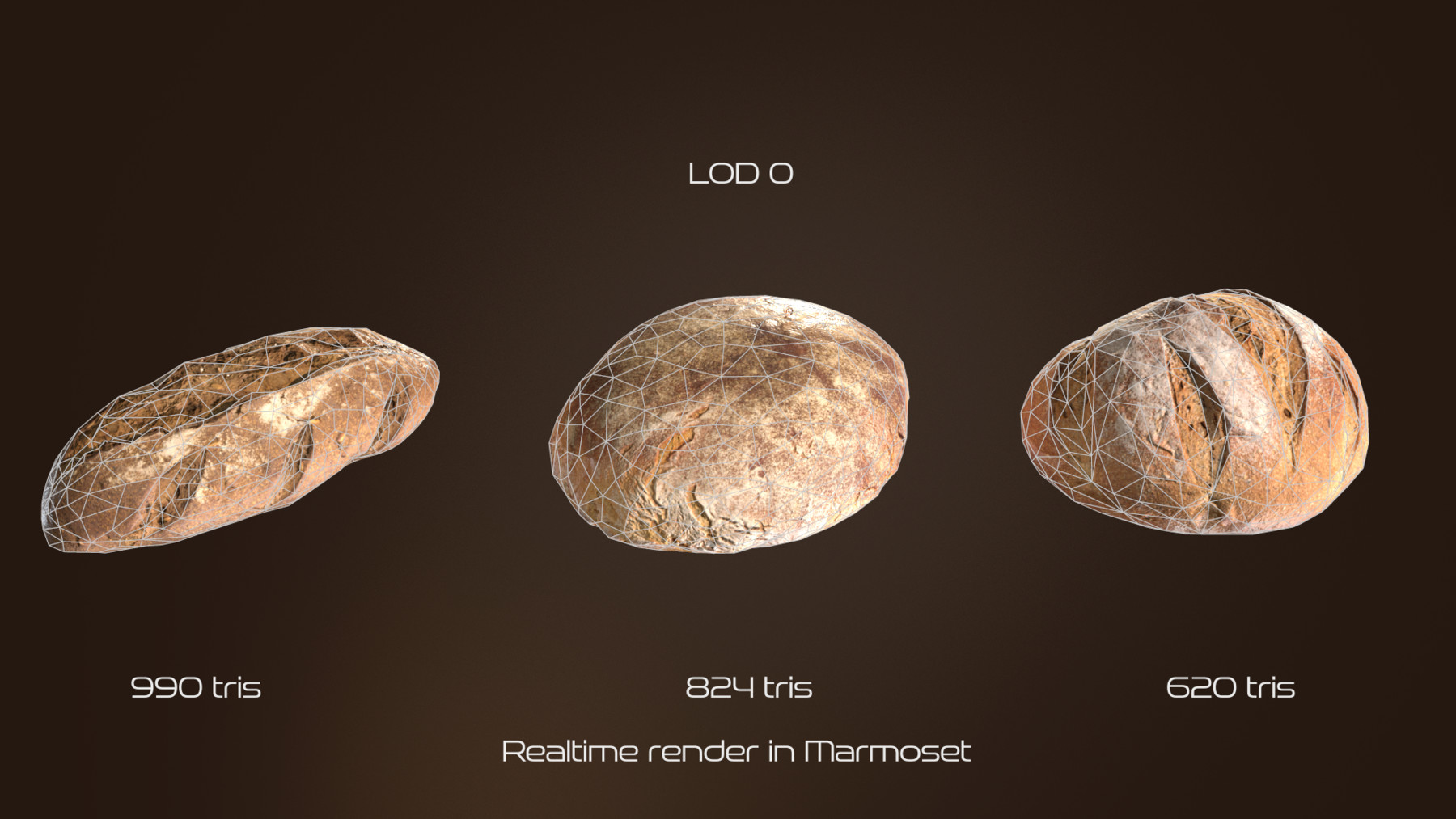 ArtStation - Tasty Bread Pack vol.01 | Game Assets