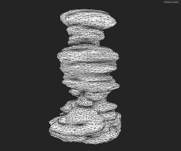 ArtStation - Low poly Sand Stone Column Cliff Modular Pack | Game Assets