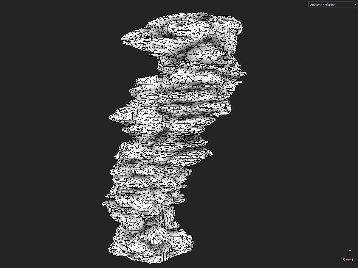 ArtStation - Low poly Sand Stone Column Cliff Modular Pack | Game Assets