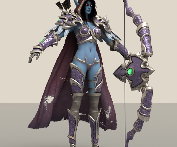ArtStation - Sylvanas Windrunner Maya Rig | Resources