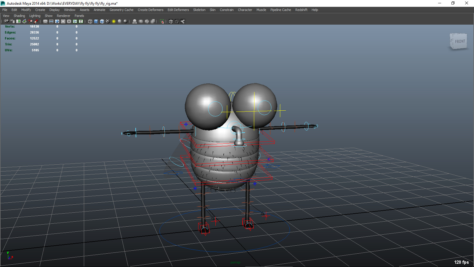 Truong CG Artist - Cartoony Fly Fly Maya Rig