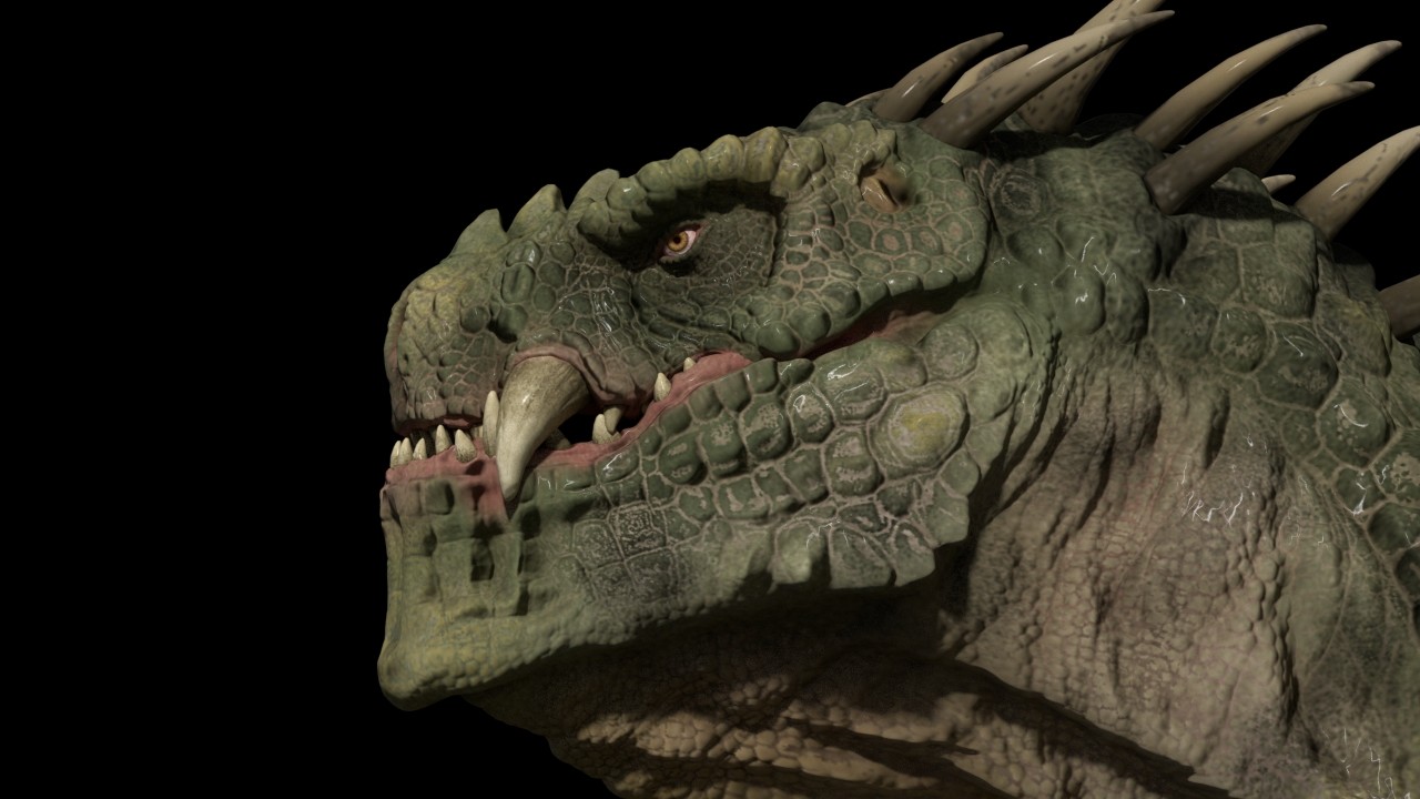 ArtStation - Dino Beast Maya Rig | Resources