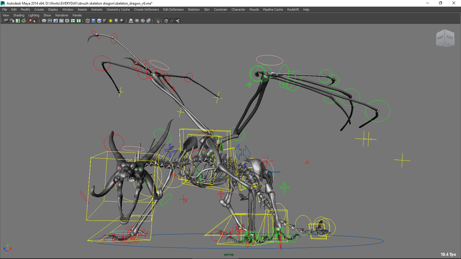 ArtStation - Zbrush Dragon Rig | Resources