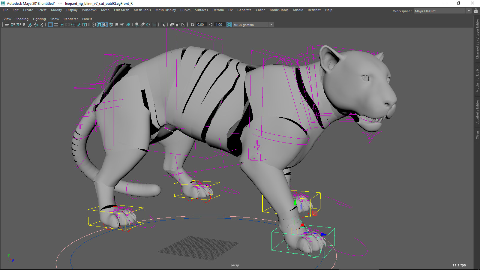 ArtStation - Leopard Maya Rig | Resources