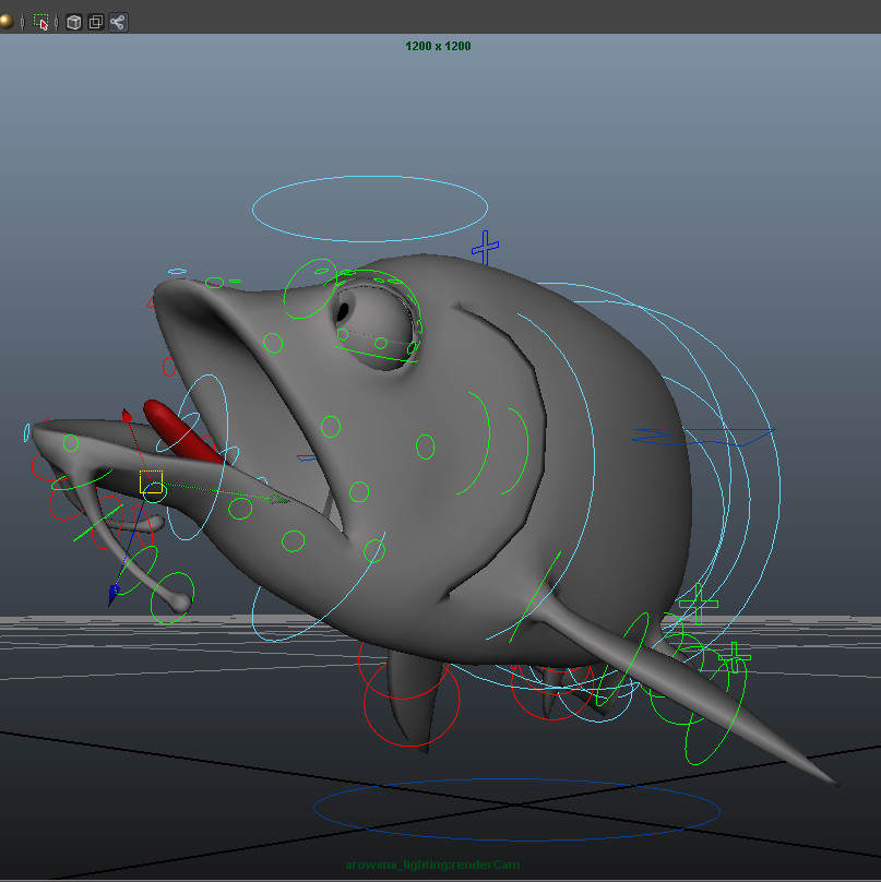 ArtStation - Arowana Cartoony Maya Rig | Resources