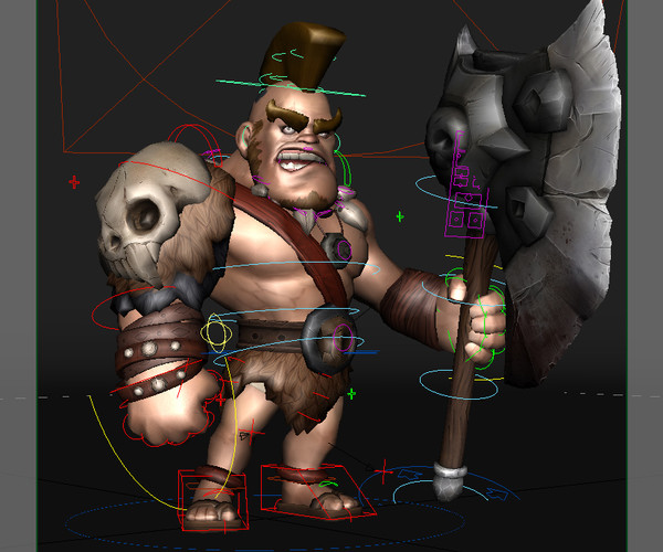 ArtStation - Conan Character Rig | Resources