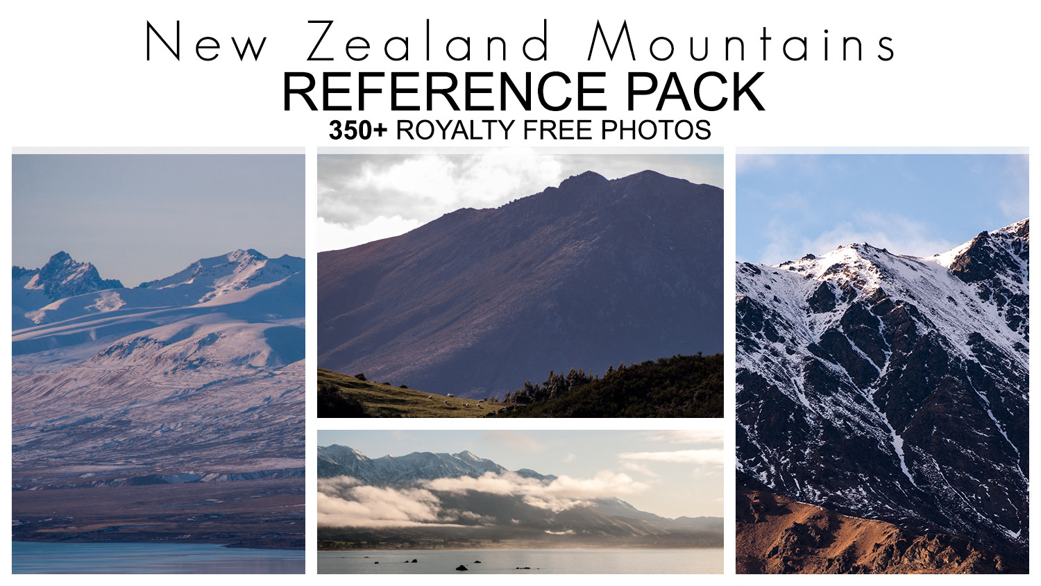 ArtStation - NZ Reference Pack - Mountains - 350+ Royalty Free Photos ...