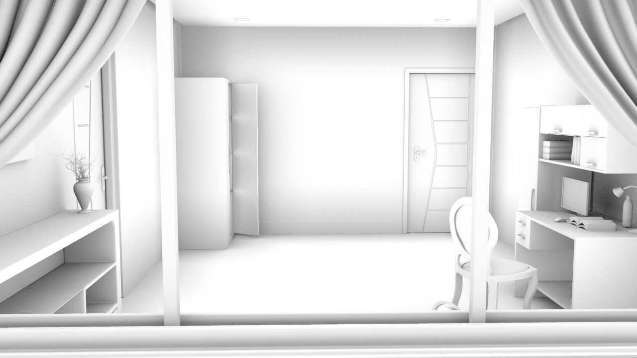 ArtStation - Furnished Room Interior Model | Resources