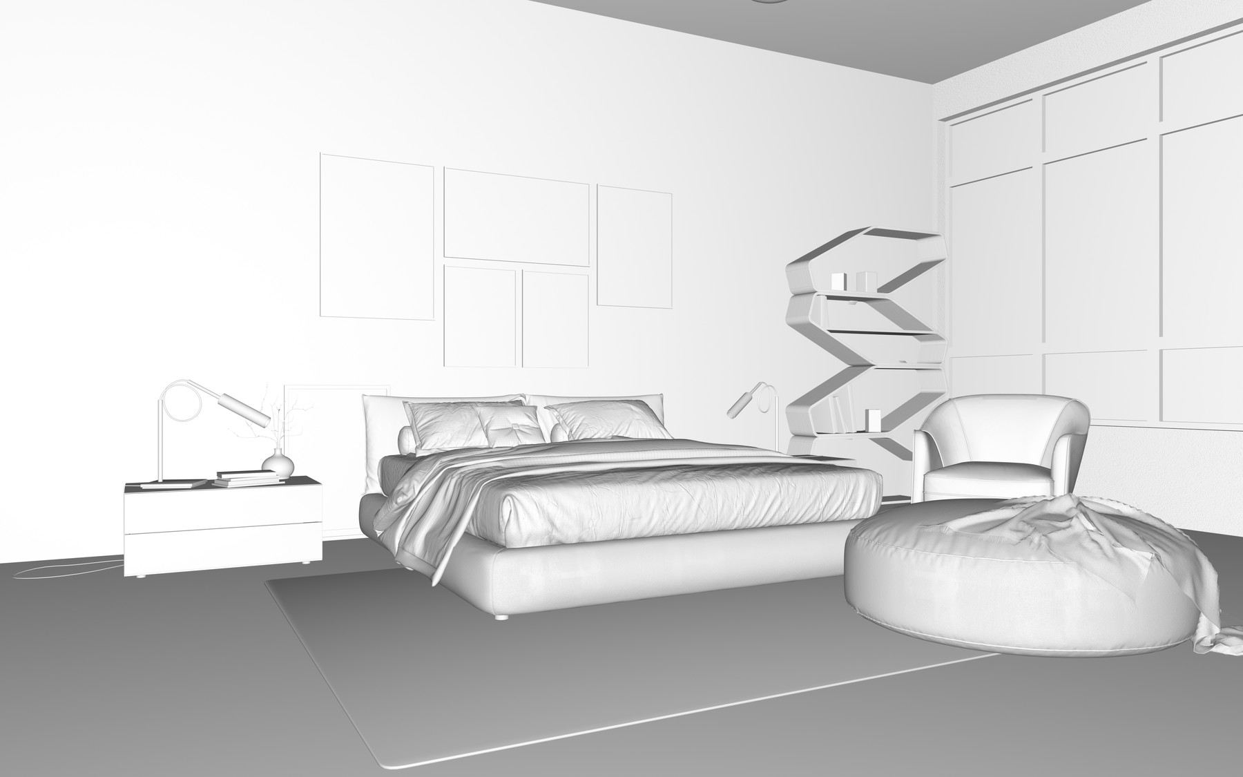 ArtStation - BedRoom Vol.01 | Resources