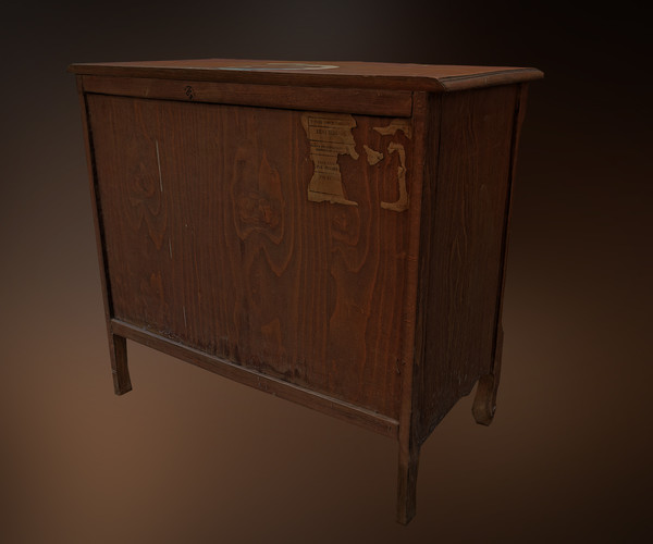 ArtStation - Old commode | Resources