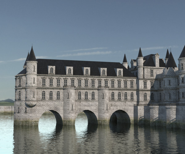 ArtStation - Low Poly Chateau-Castle - Inspired by Chateau de ...
