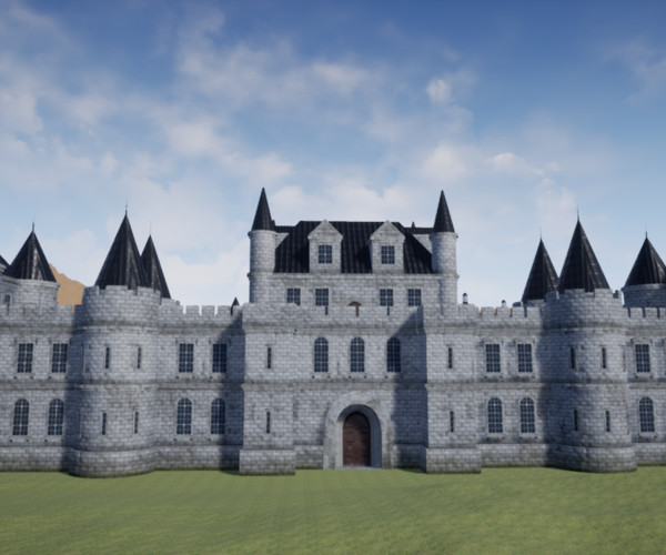 ArtStation - Low Poly Chateau-Castle - Inspired by Chateau de ...