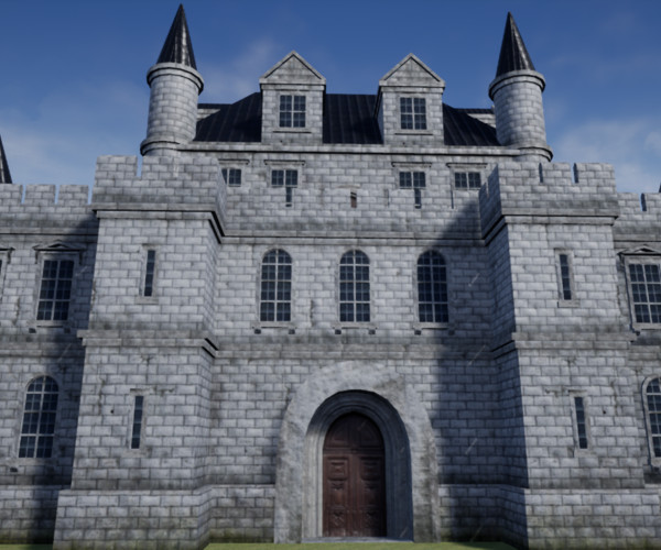 ArtStation - Low Poly Chateau-Castle - Inspired by Chateau de ...