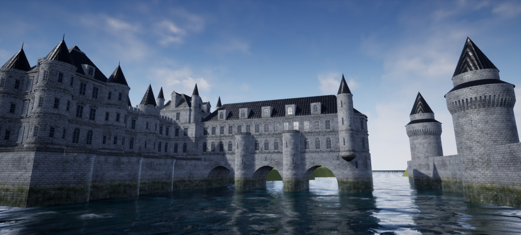 ArtStation - Low Poly Chateau-Castle - Inspired by Chateau de ...