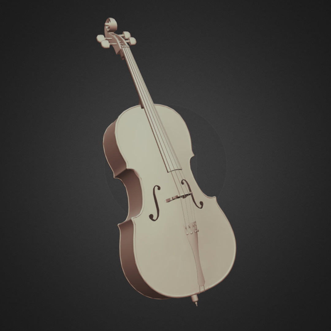 ArtStation - Cello for game development (PBR) | Game Assets