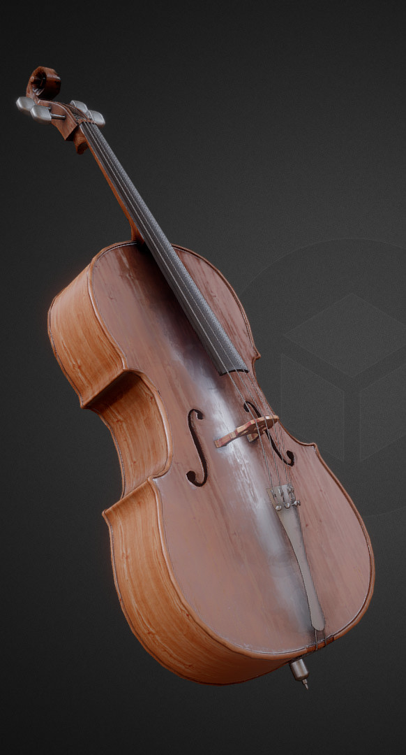 ArtStation - Cello for game development (PBR) | Game Assets