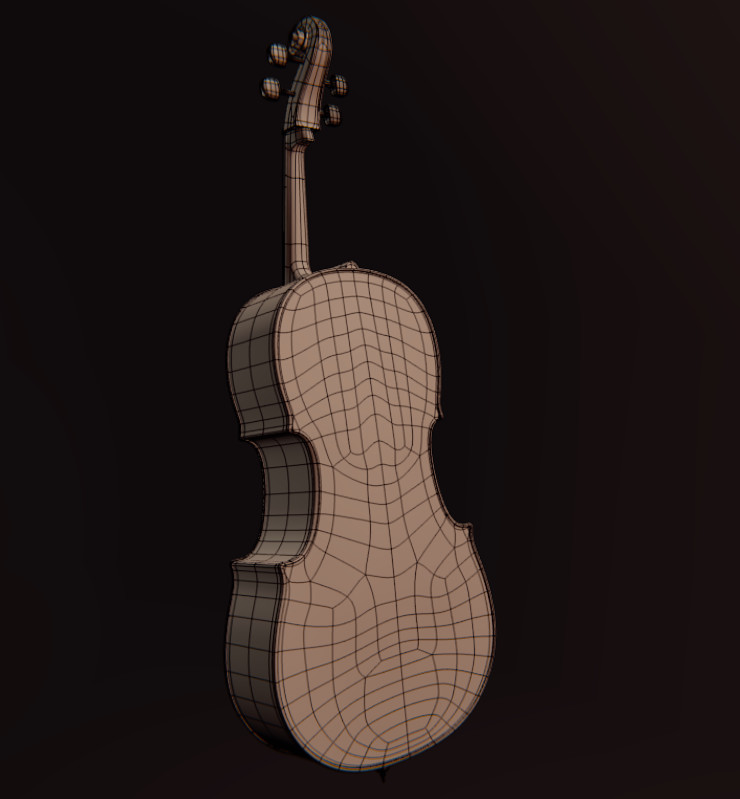 ArtStation - Cello for game development (PBR) | Game Assets