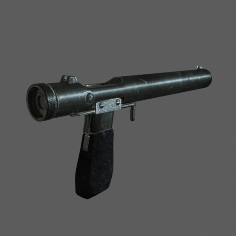 ArtStation - Welrod MK2 pistol | Resources