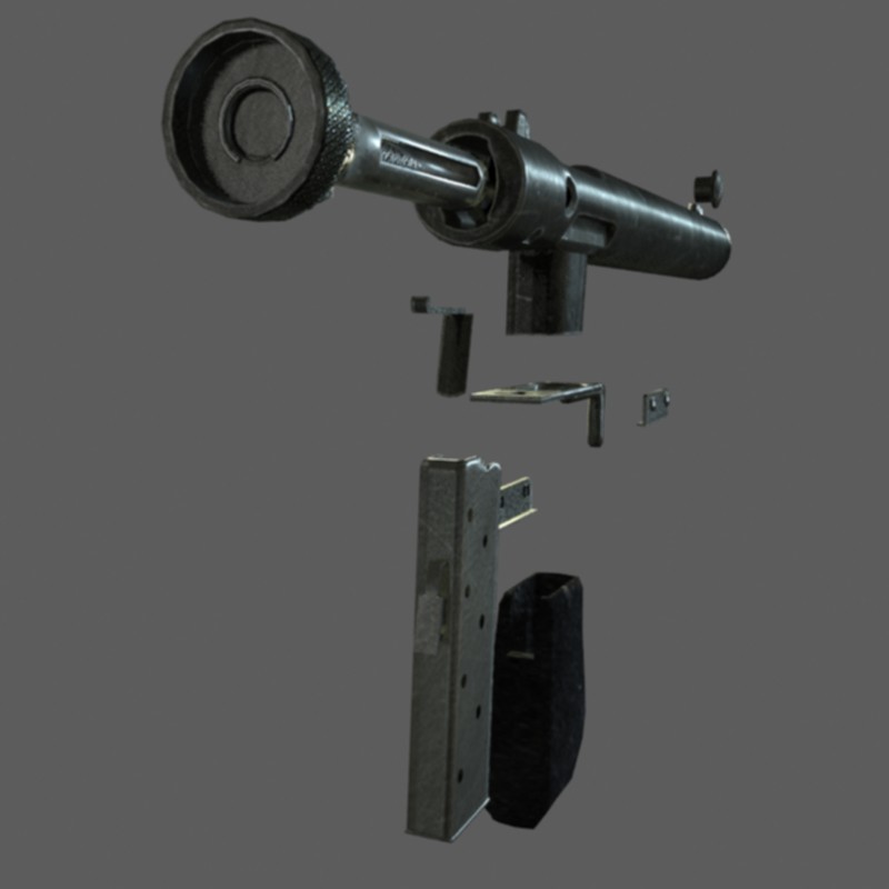 ArtStation - Welrod MK2 pistol | Resources