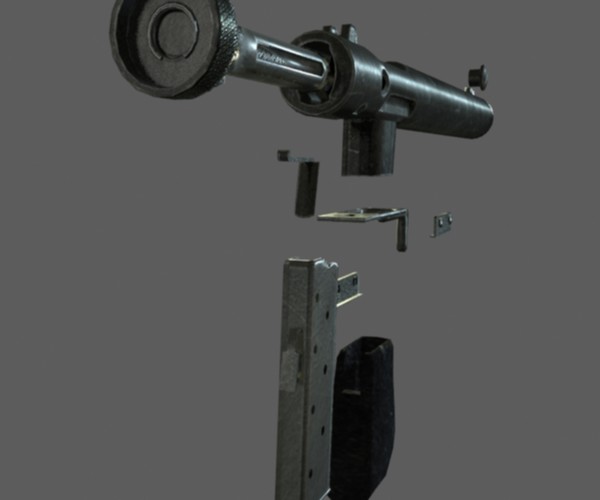 ArtStation - Welrod MK2 pistol | Resources