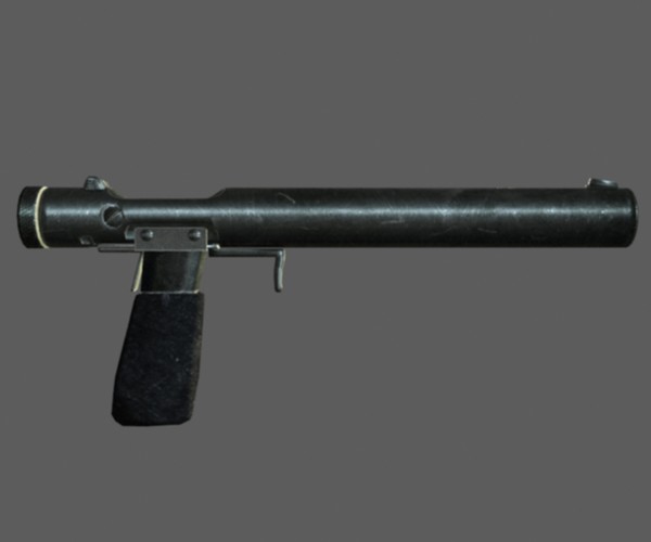 ArtStation - Welrod MK2 pistol | Resources